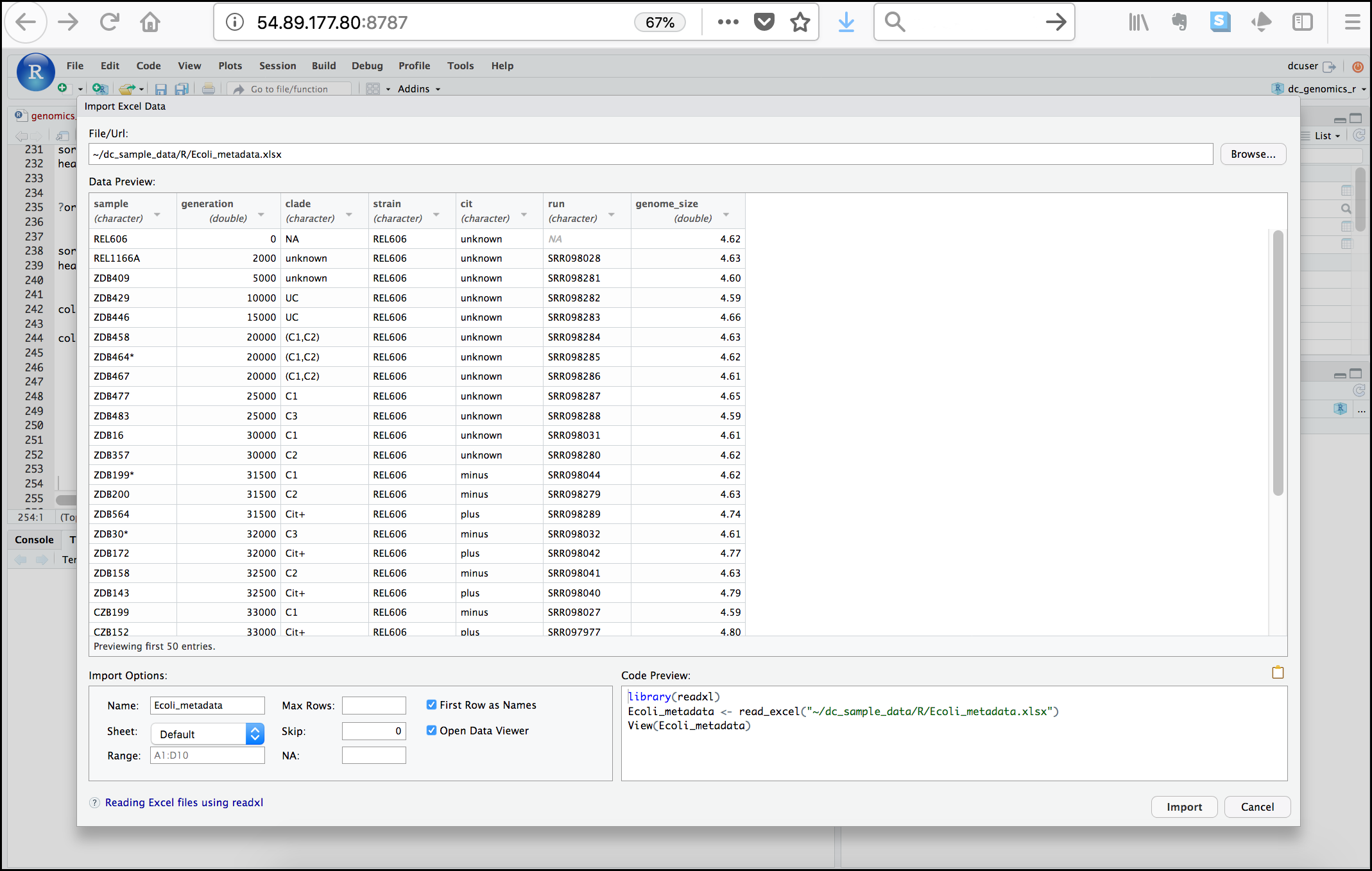 Genomics R Data Frames And Factors · Data Science In Omics Introduction